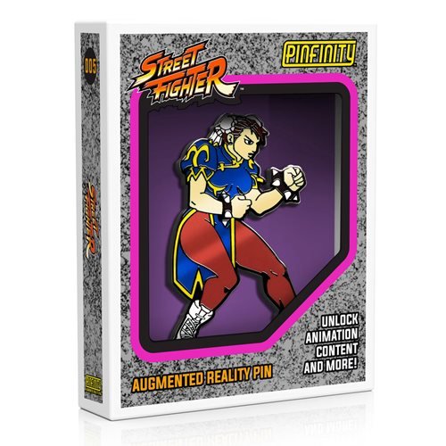Street Fighter Chun-Li Augmented Reality Enamel Pin – Wanted Pops ...