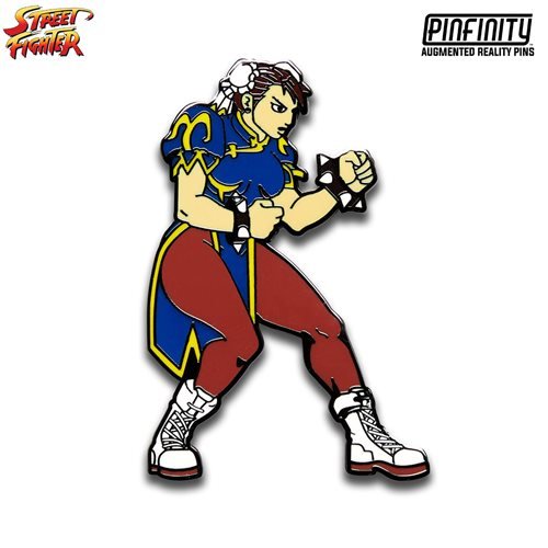 Street Fighter Chun-Li Augmented Reality Enamel Pin – Wanted Pops ...